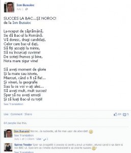 Ion Busuioc, profesorul morenar care predă geografia în versuri