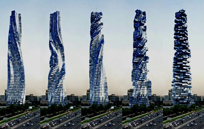 Dynamic Tower Dubai - Primul zgarie nori cu etaje ce se pot roti la 360 ...