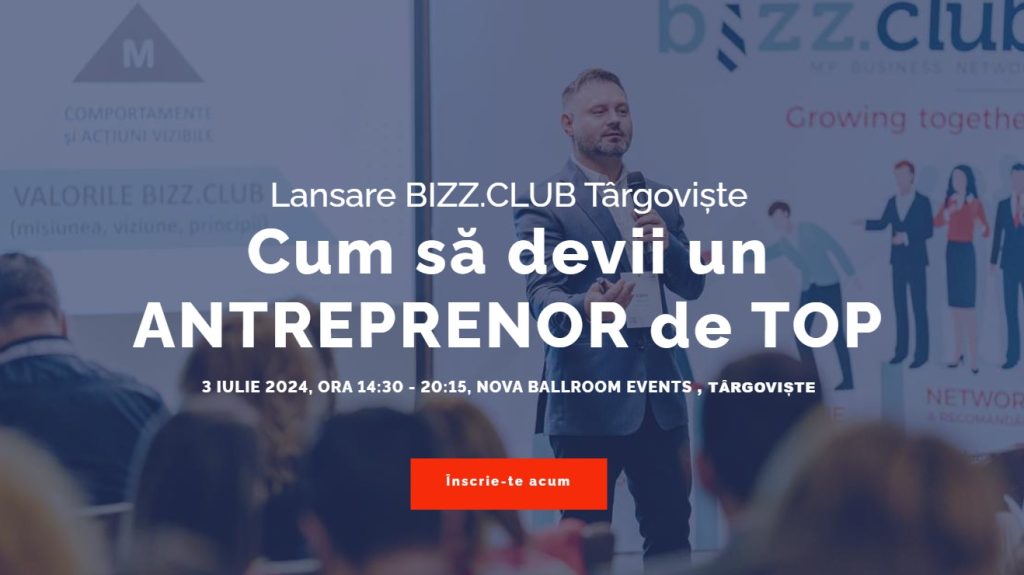 Lansarea Bizz Club Târgoviște: Un Nou Capitol în Networking-ul de ...